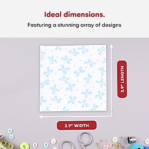 Precision Quilting Tools Quilting Fabric Squares - Set of 30-100% Cotton - Medium-Weight Cotton, Multicolor Textile Material, Ideal for Quilting & Sewing, Flora Fabric Squares, 3.9" X 3.9"