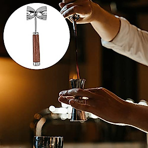 Double Jigger Stainless Steel Cocktail Bartending Tool Bar Measuring Jigger Ounce Cup with Handle Home Office Barware