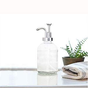 Soap Dispenser Hand Soap Dispenser Household Foam Bottle Hand Soap Bottle Large Capacity Lotion Hand Soap Bottle Sub-Bottling Cleanser Bottle（500ml） Manual Soap Dispenser Soap Dispenser with Pump