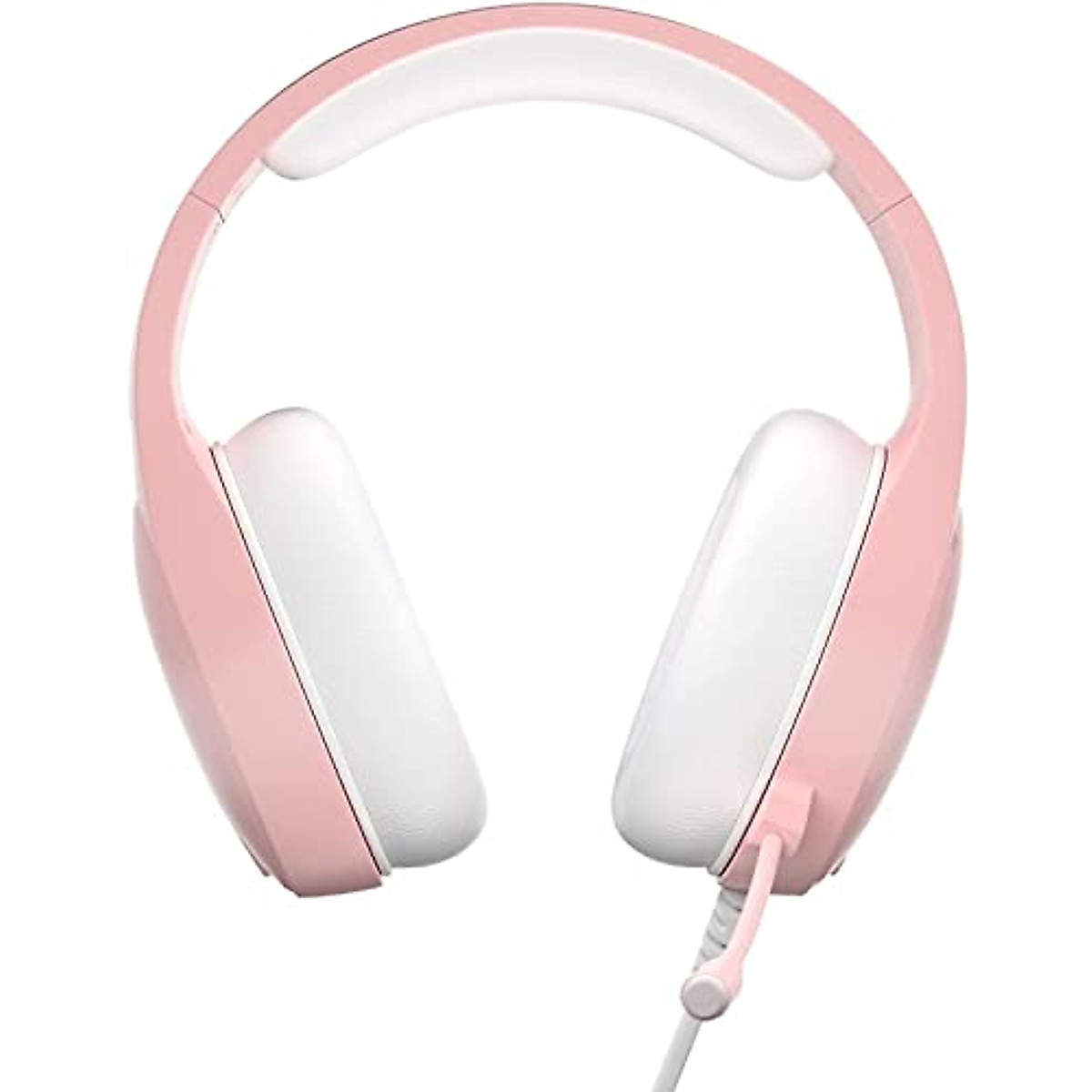 Anivia Pink Gaming Headset PS5 Headphones with Microphones Noise Canceling Headsets for Xbox one Laptop PC Mac