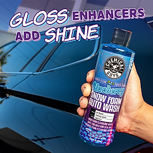Chemical Guys CWS21616 Blueberry Snow Foam Car Wash Soap (Works with Foam Cannons, Foam Guns or Bucket Washes), Safe for Cars, Trucks, SUVs, Jeeps, Motorcycles, RVs & More, 16 fl. Oz