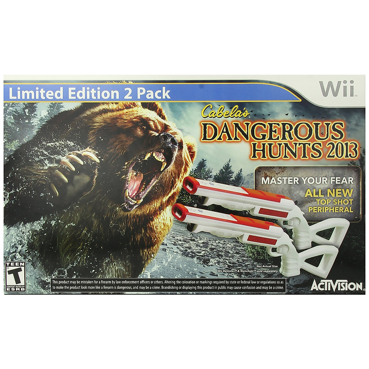 Cabelas Dangerous Hunts 2013 with Double Gun | Nintendo Wii (Limited Edition 2 Pack)