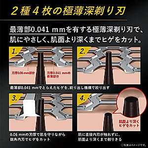 Panasonic ES-LS9BX-K [Men's Shaver LAMDASH PRO Linear Motor 6-Flute Fully Automatic Cleaning Charger with USB Charging Case Craft Black] AC100-240V Shipped from Japan Released in May 2022