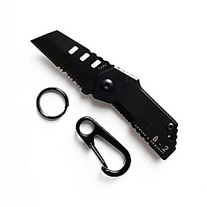 Bomber & Company B-2 Nano Blade | World's Smallest Tactical Pocket Knife EDC Multitool