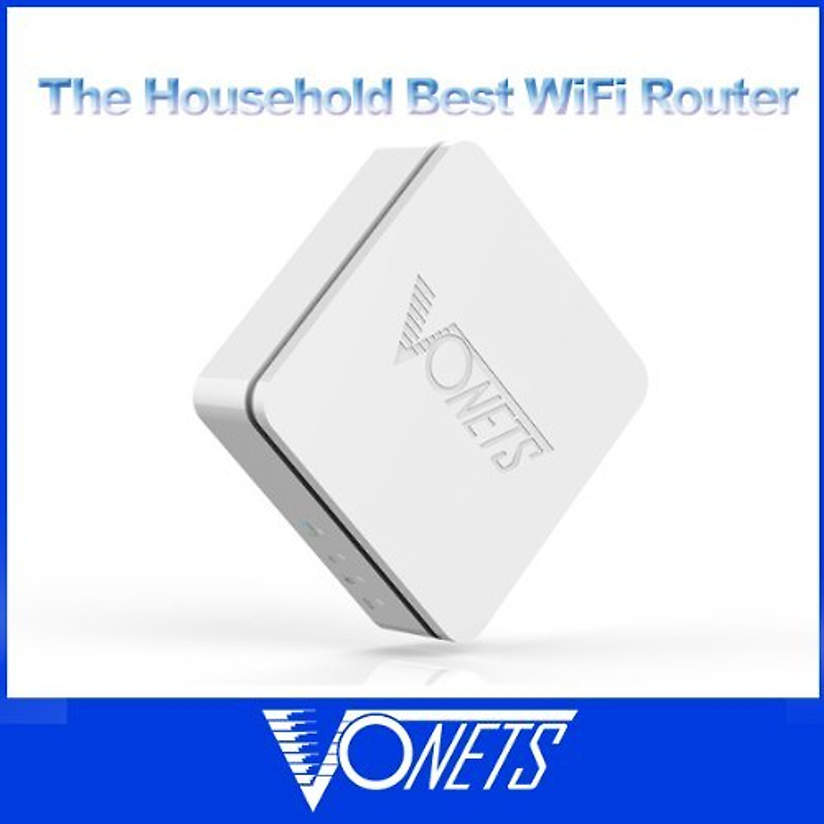 VONETS VAR11N-300 Portable WiFi Router 2.4GHz WiFi Bridge Wireless Repeater WiFi Hotspot to Ethernet WAN/LAN 2 RJ45 Ports(10/100Mbps) DC/USB Powered for Hotel IP Printer Network Devices