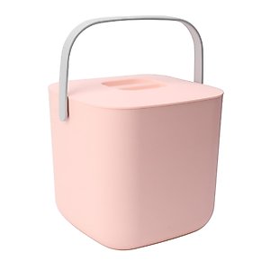 Mini Dishwasher, Deep Timed Shutdown ABS PC 8.5V 2A Portable Countertop Dishwasher for Apartment (Pink)