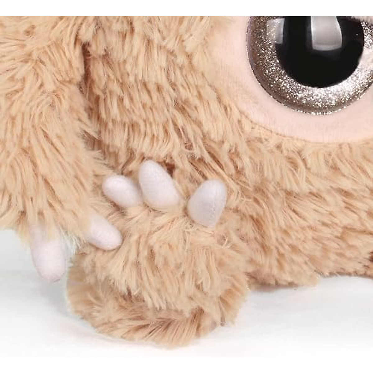 Grumpy Baby Sloth - Adorable Super Soft Plush Stuffed Animal Toy Doll (Glitter Eyes) - Large 8 Inch - Unique Gift for Kids and Adults