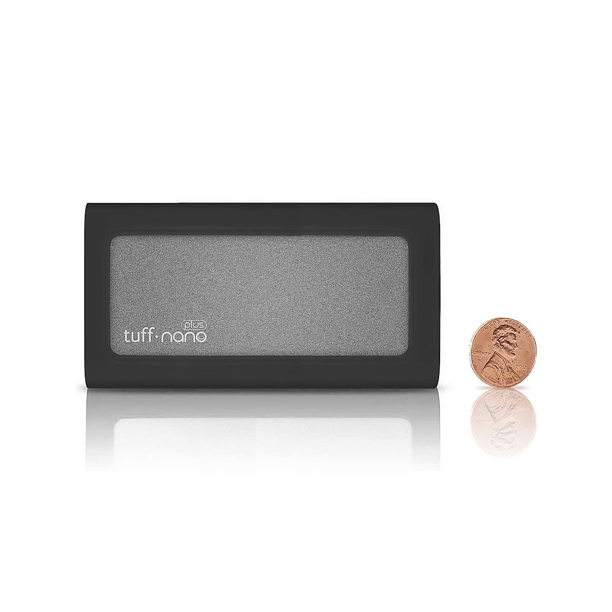 CalDigit Tuff Nano Plus 2TB - Compact Rugged IP67 Waterproof USB-C 3.2 Gen 2 10Gb/s External NVME SSD, Compatible with Thunderbolt 4 Mac and PC, Up to 1055MB/s (2TB Nano Plus, Charcoal Black)