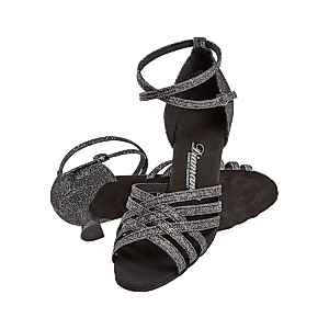 Diamant Women's Dance Shoes 008-077-519 - Size: UK 5,5 Black-Silver