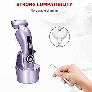 Charger Compatible with Krovena Women Electric Razors Shaver - Replacement Charging Cable Compatible with Krovena Trimmer Power Cord Adapter