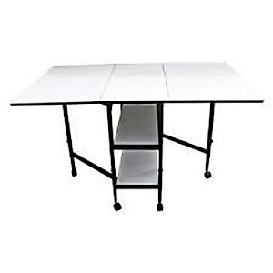 Sullivans 38431 Home Hobby Adjustable Height Foldable Table, 59 x 35.8