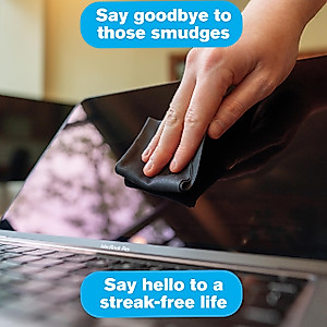 mTech! Electronic Cleaning Kit with Spray Bottle & Cloth [Travel Size] Screen Cleaning Kit for Smartphones, Tablets, TVs, Laptops and All Tech with Plush Microfiber Cloth and Screen Shine Formula