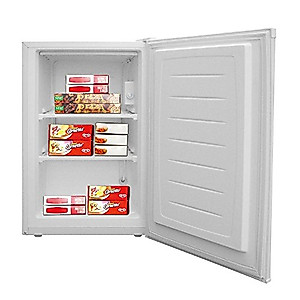 Magic Chef Mini Freezer, Compact Freezer for Extra Freezer Space, Small Freezer for Office, Apartment, or Dorm, 3.0 Cubic Feet, White