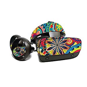 MightySkins Skin for Oculus Rift S - Flower Wheels | Protective, Durable, and Unique Vinyl Decal wrap Cover | Easy to Apply, Remove, and Change Styles | Made in The USA
