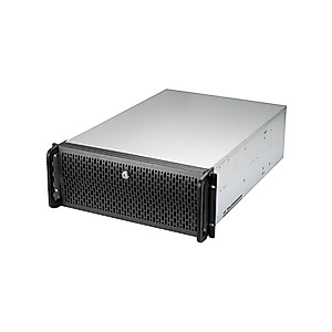 Rosewill 4U Server Chassis Rackmount Case | 15 3.5" HDD Bays | E-ATX Compatible | 6 Front 120mm Fans, 2 Rear 80mm Fans | 2X USB 3.0 | Front Panel Lock and Key | Silver/Black - RSV-L4500U