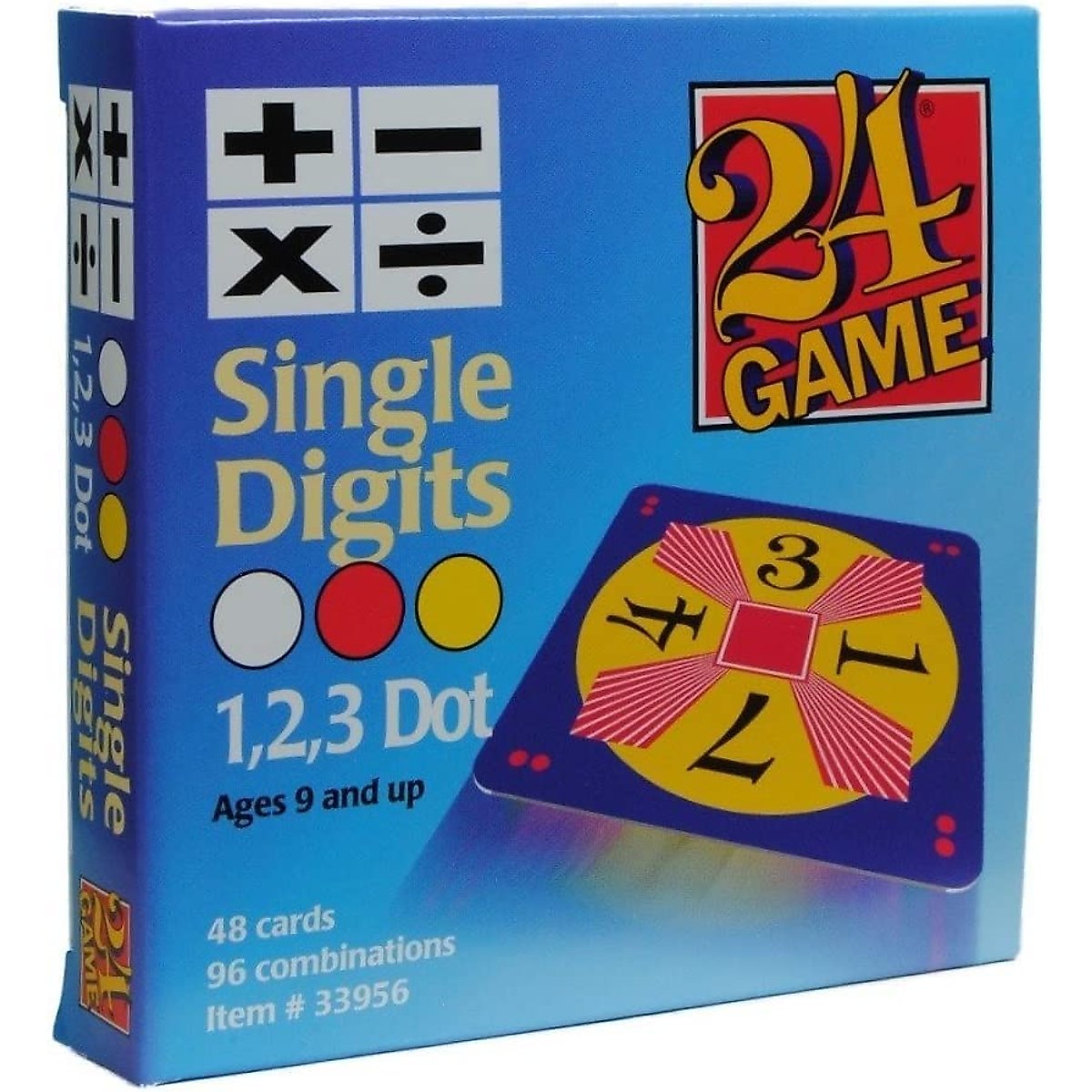 24 Game Two Pack: Includes 48 Single Digit Cards and 48 Double Digit Cards and Exclusive Tips Sheet!