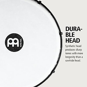 Meinl Percussion Djembe Hand Drum Circle Instrument with Synthetic Shell and Head, Alpine Series — NOT Made in China — Easy Tuning, 2-Year Warranty (ADJ12-SI)