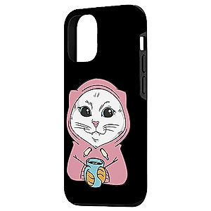 iPhone 13 Pro White Main Coon Cat Outfit For Cat Lover Cats Case
