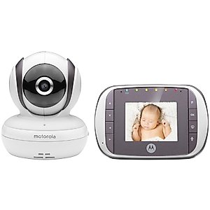 Motorola MBP35S- Digital Video Baby Monitor, White