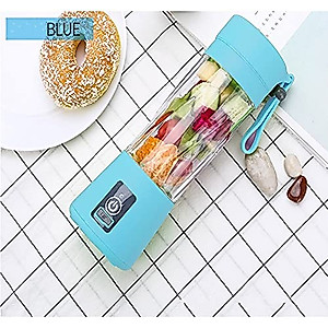 LSXX Portable Blender Mini Juicer Cup Personal Blender Rechargeable with USB Travel Smoothie Blender Juice Mixer for Shakes、Smoothies、Fruit Juice、Milk Home