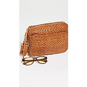 Loeffler Randall Women's Woven Camera Bag, Timber Brown, One Size