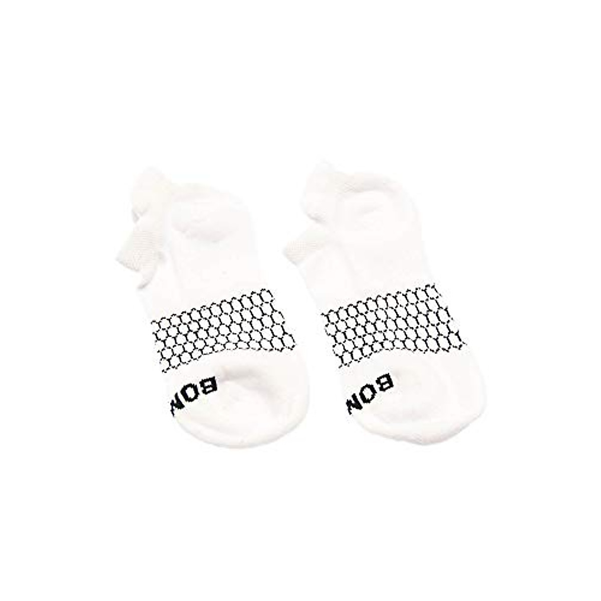 Bombas Women's Original's White Ankle Socks, Size Medium