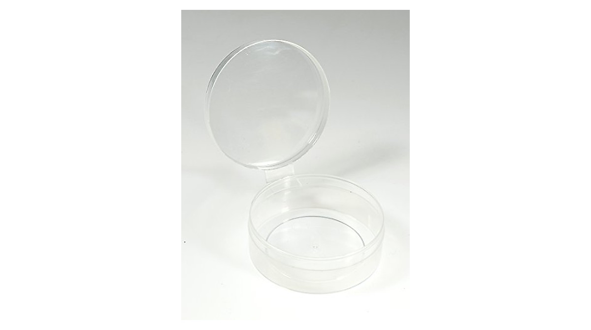 Tidy Crafts Clear Round Containers - Pack of 12