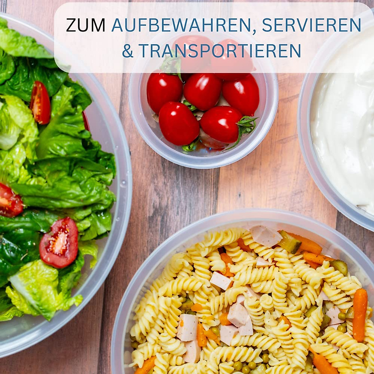 Westmark 9 Piece Container Set Olympia, one size, Red