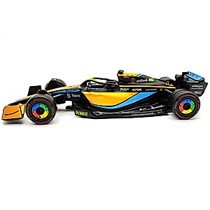 HNW Bburago 1:43 2022 F1 McLaren MCL36 4# Lando Norris Alloy Luxury Vehicle Diecast Cars Model Toy (F1 MCL36#4)