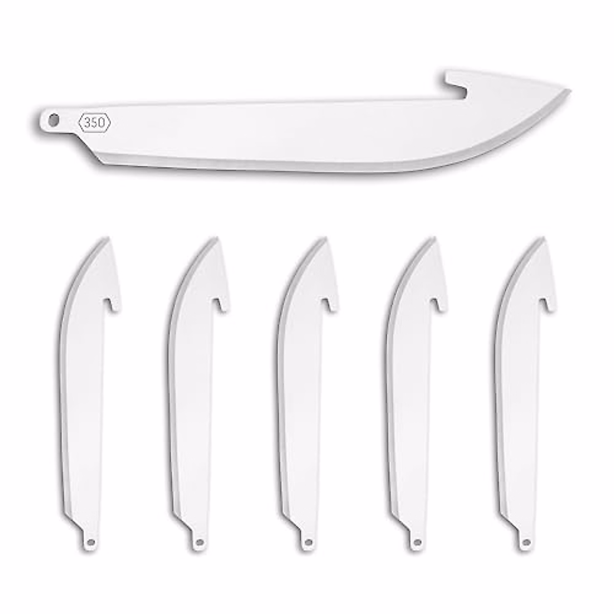 OUTDOOR EDGE 3.5" RazorSafe Replacement Knife Blades, 6 Pieces