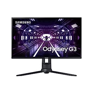 Samsung Odyssey G3 Series 27-Inch FHD 1080p Gaming Monitor, 144Hz, 1ms, 3-Sided Border-Less, VESA Compatible, Height Adjustable Stand, FreeSync Premium (LF27G35TFWNXZA)