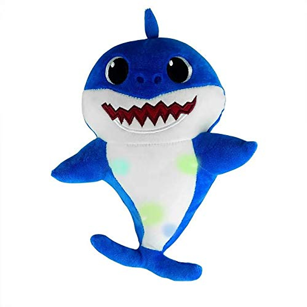 Shark Plush Baby Toy Singing Shark Toys Song for Children's Soft Stuffed Animal Doll (Blue)