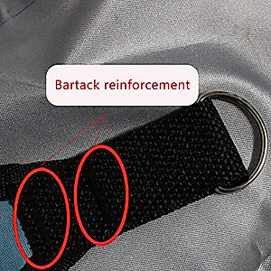 JYCAR Triangle Awning Shelter, Waterproof Sun Shade Sail Canopy, Durable Polyester Garden Shading Net with 3pcs 6.5FT Ropes, for Outdoor Patio Garden (Pink, 9.8 x 9.8 x 9.8 ft)