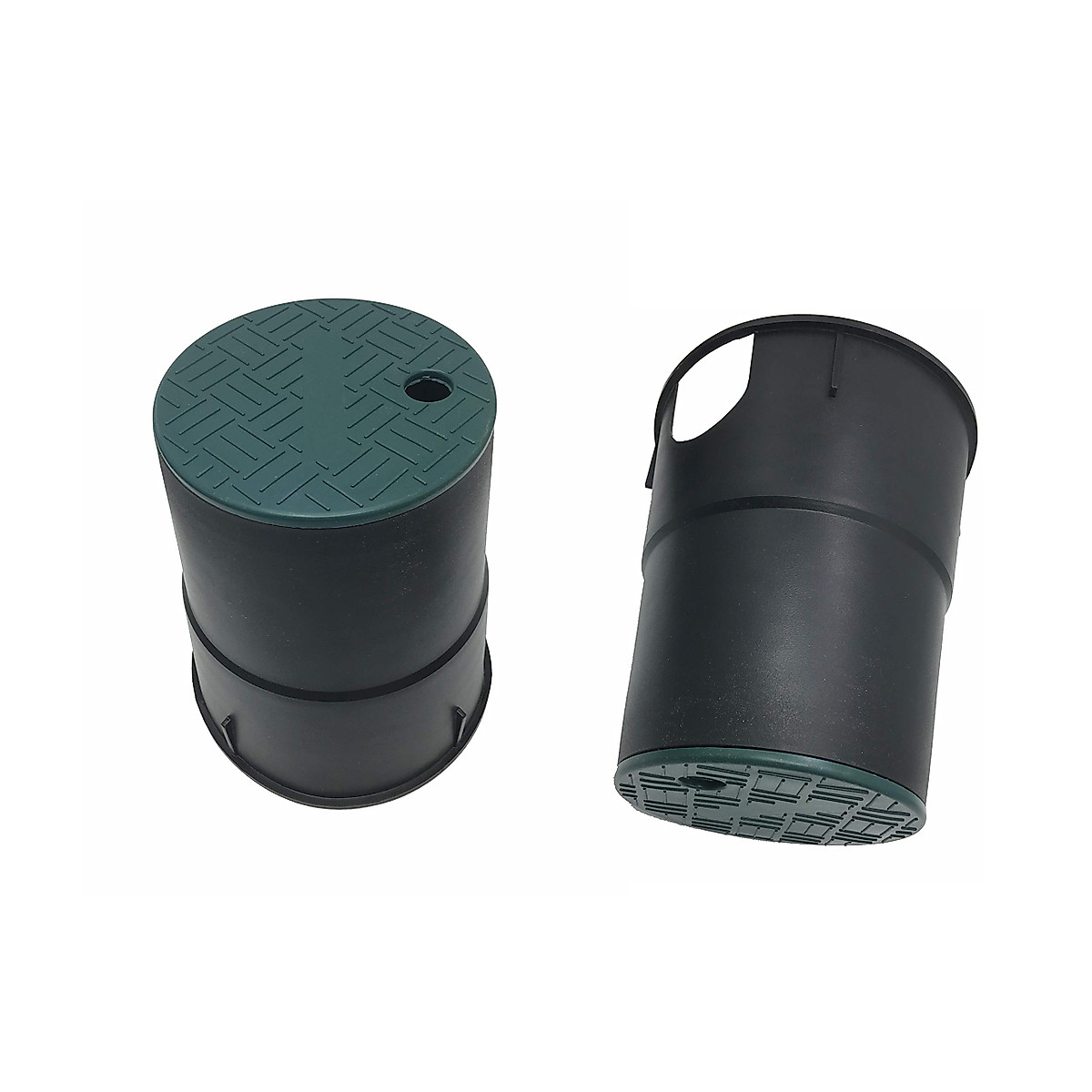 Valve Box Cover 6” Round Sprinkler System Irrigation Circular Valve Box,2 Pack