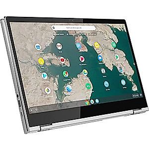 Lenovo Newest C340 15.6'' FHD Touchscreen 2-in-1 Chromebook Laptop, Intel i3 CPU(Up to 3.4GHz), 4GB RAM, 128GB Space(64GB eMMC+64GB MSD), USB-C, Wi-Fi, Bluetooth, Webcam, Chrome OS+JVQ MP Gray