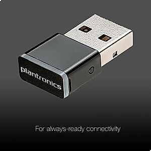 Poly BT600 USB-A Bluetooth Adapter Dongle -211250-01 - GTW Bundle with Microfiber Cloth - Compatible with PC/Mac