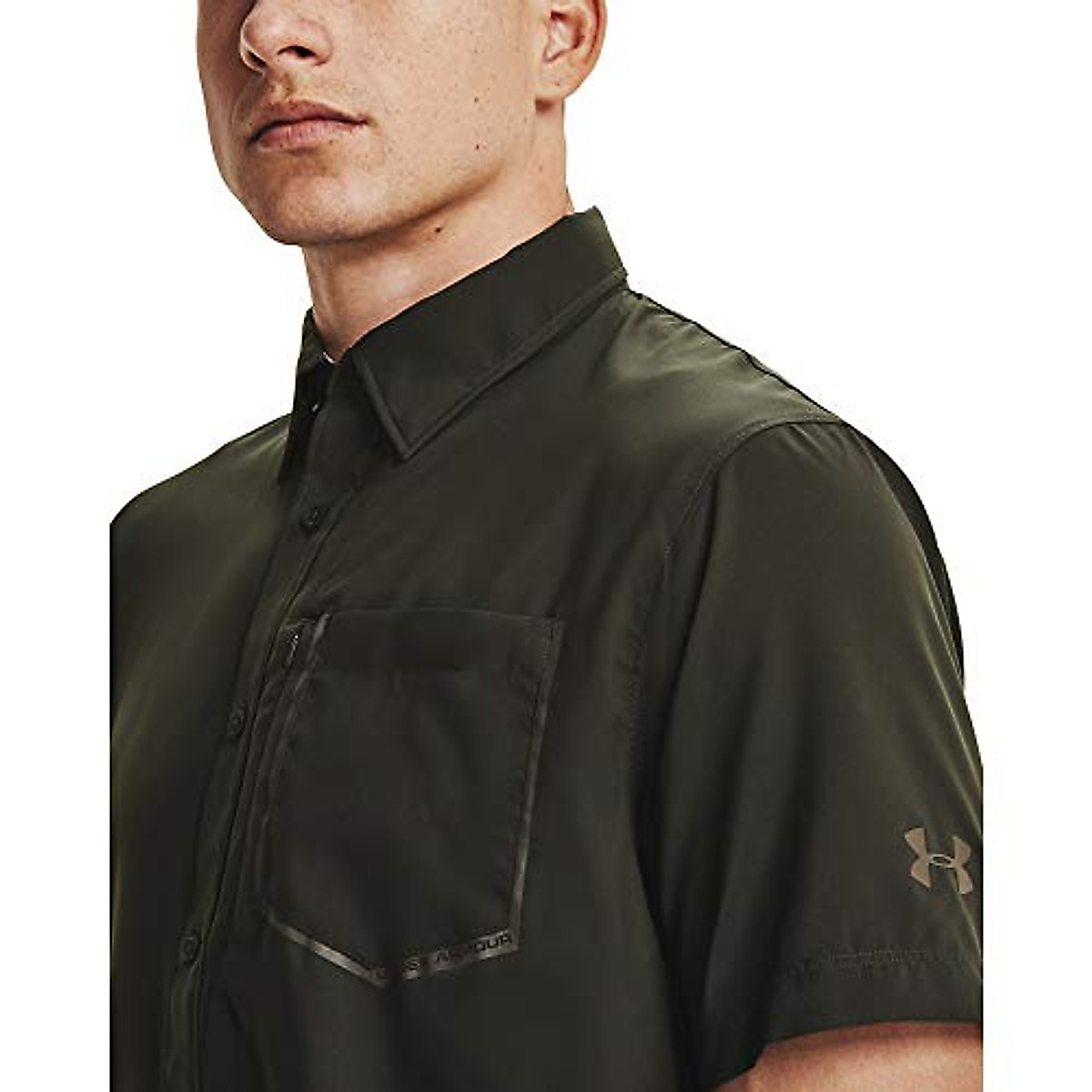 Under Armour High Tide Short Sleeve T-shirt, Baroque Green/Victory Green, Medium