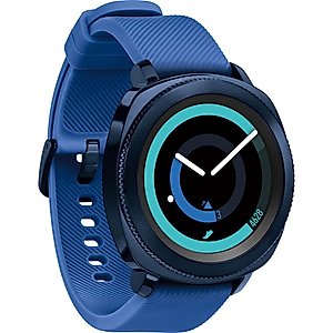 Samsung Gear Sport Smartwatch (Bluetooth), Blue, SM-R600NZBAXAR – US Version with Warranty