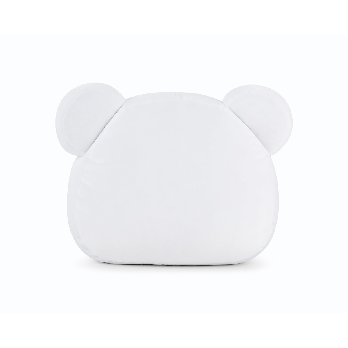 Milkmochabear Official Milk Head Cushion Authentic Merchandise 15" inch Super Soft Plush Decorative Throw Pillow White Bear Character Cute Adorable Home Bedroom Office Decor Polyester Spandex