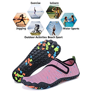 PENGCHENG Mens Womens Water Shoes Sports Quick Dry Barefoot Athletic for Swim Diving Surf Aqua Pool Beach Yoga