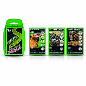 Snakes Top Trumps Card Game, One size (002876)