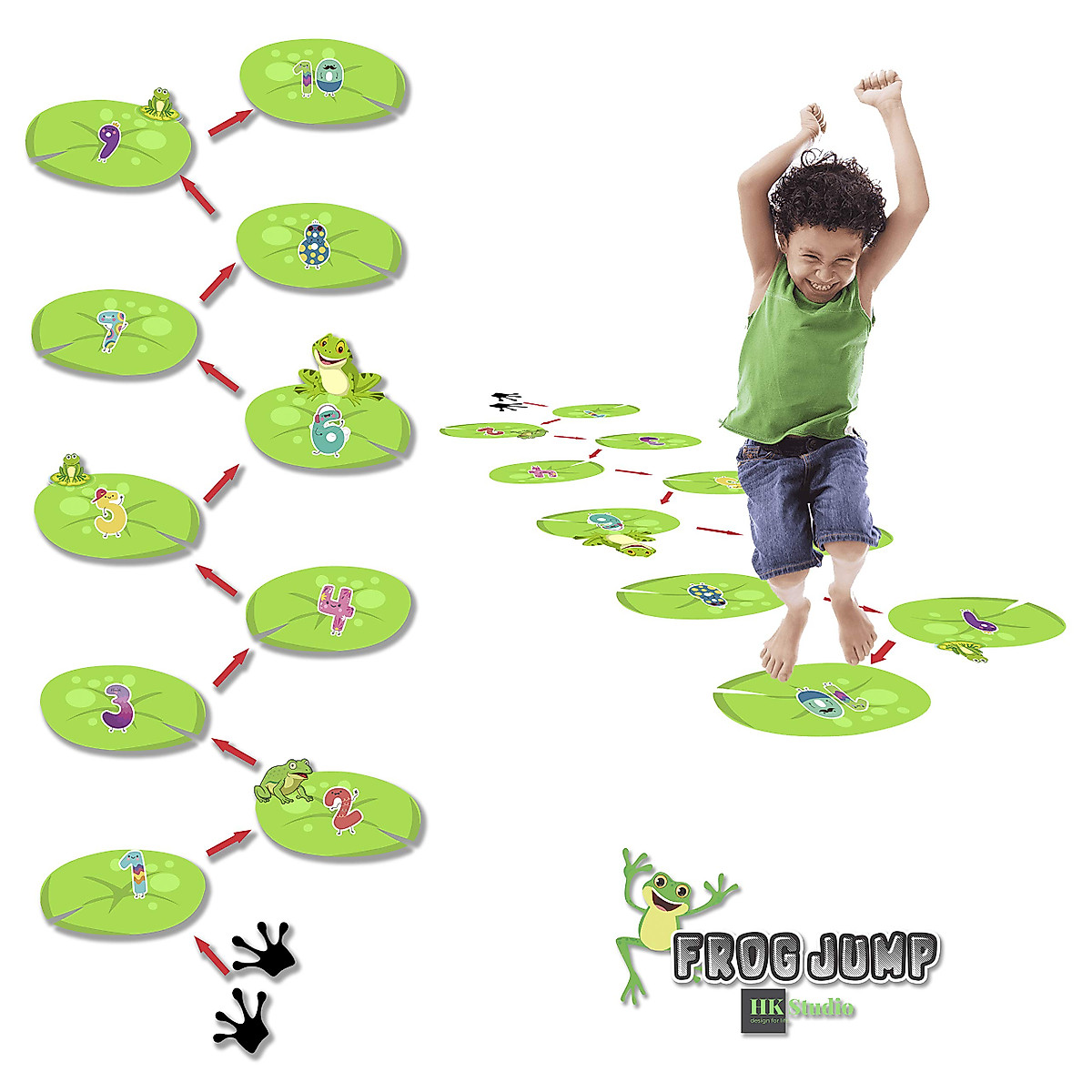 Sensory Path Decals for Classroom Gross Motor Skills