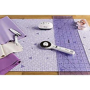 Cricut Self Healing Cutting Mat - Cricut Mat for use with Cricut TrueControl Knife, Rotary Cutter, Craft Knife, Xacto Knife - 12" x 24", Decorative, 2X Healing, Extra-Thick Cricut Cutting Mat, Lilac