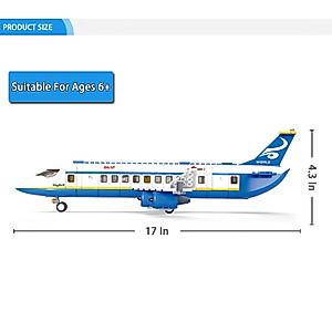 Sluban Aviation Blocks Plane Bricks Toy-Airbus (M38-B0366), 463 pieces