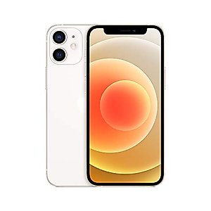 Apple iPhone 12 Mini (64GB, White) [Locked] + Carrier Subscription