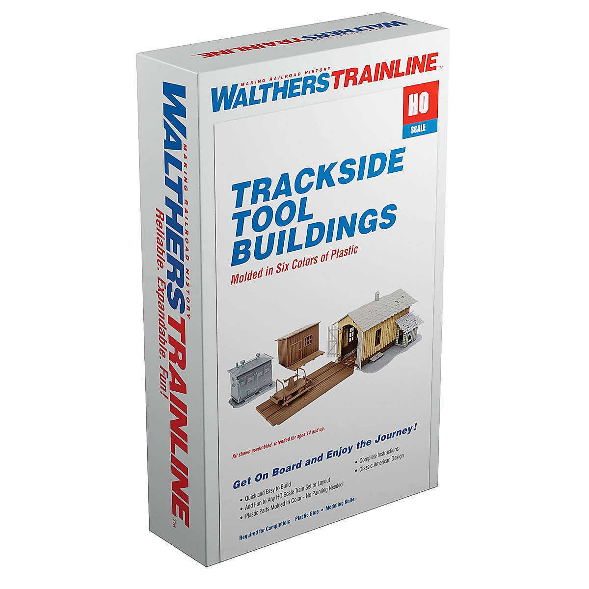 Walthers Trainline HO Scale Model Trackside Tool Buildings