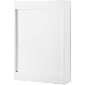 Crosley Furniture Savannah Wall Mounted Bathroom Mirror and Medicine Cabinet, White