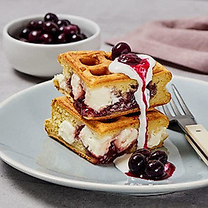 Curtis Stone 2-pack 5" Stuffed Waffle Makers with Recipes & Gift Boxes (Renewed)