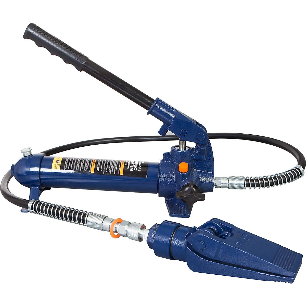 TCE AT70401SU Torin Portable Hydraulic Ram: Auto Body Frame Repair Kit with Blow Mold Carrying Storage Case, 4 Ton (8,000 lb) Capacity, Blue