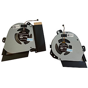 HK-Part Fan for Asus Rog GA502DU GX505 GX505D GX505DW GX505DV CPU Gpu Cooling Fan Set DC5V